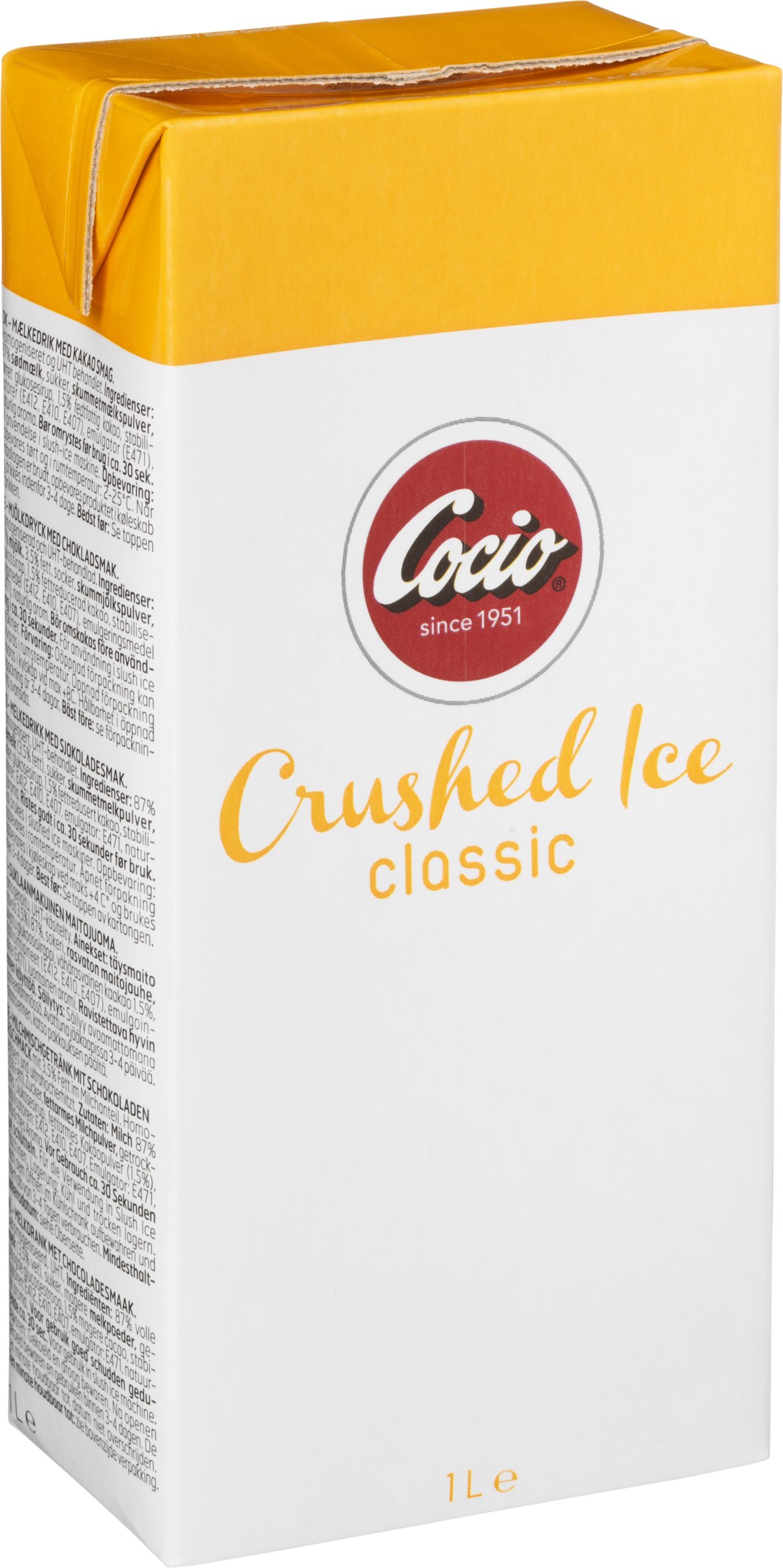 Cocio Crushed Ice Classic - Milkshake mix - Kelds Udlejning